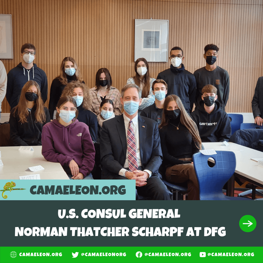 Besuch des amerikanischen Generalkonsuls Norman Thatcher Scharpf am DFG ...